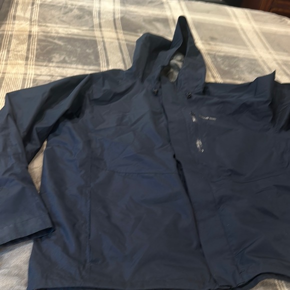 Lands' End | Jackets & Coats | Mens Navy Blue Rain Jacket | Poshmark